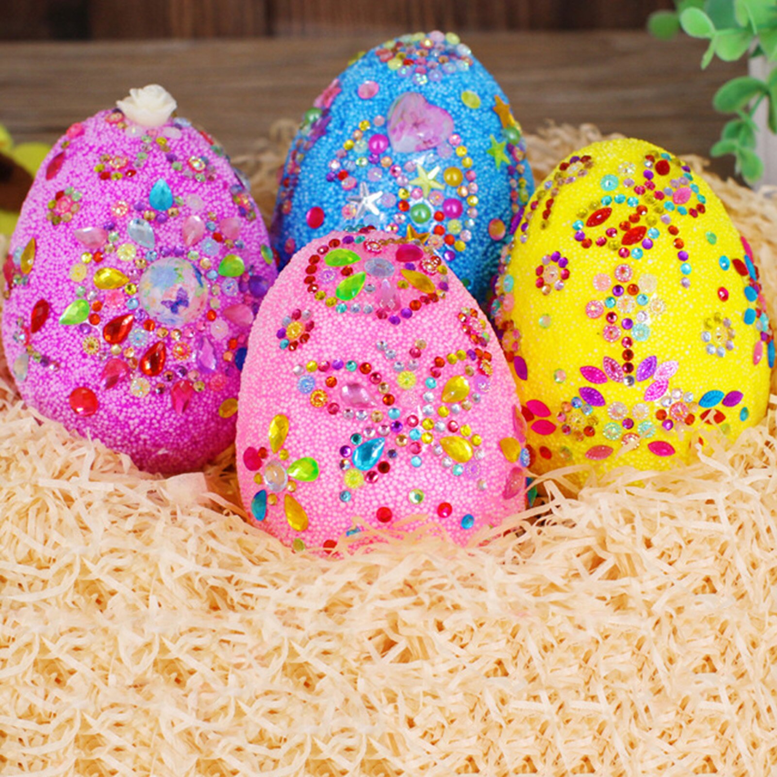 Easter Eggs Set Bright Eye-catching DIY Making Toy... – Grandado