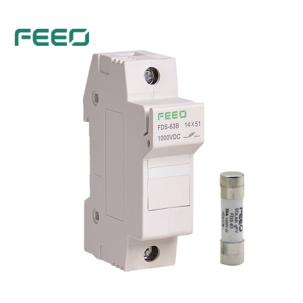 FEEO Solar PV Fuse Holder DC 1000V 14*51 with PV F... – Vicedeal