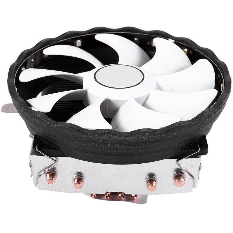 4 Heatpipes CPU Cooler 3Pin PWM LED 90mm Cooling F... – Vicedeal