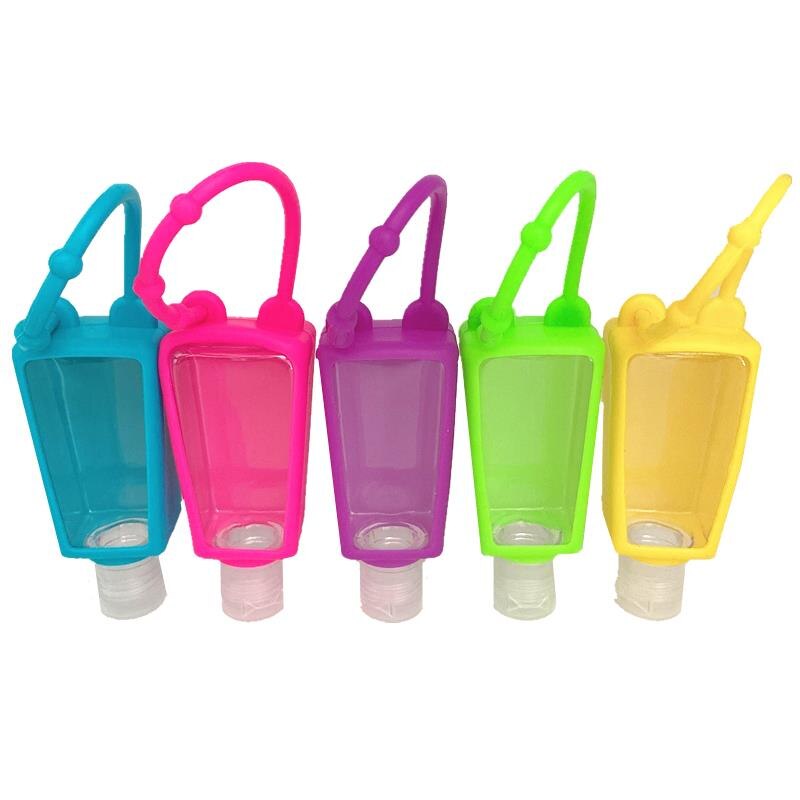 5Pcs Hand Sanitizer Sub Bottle 30ml Round Square R... – Grandado