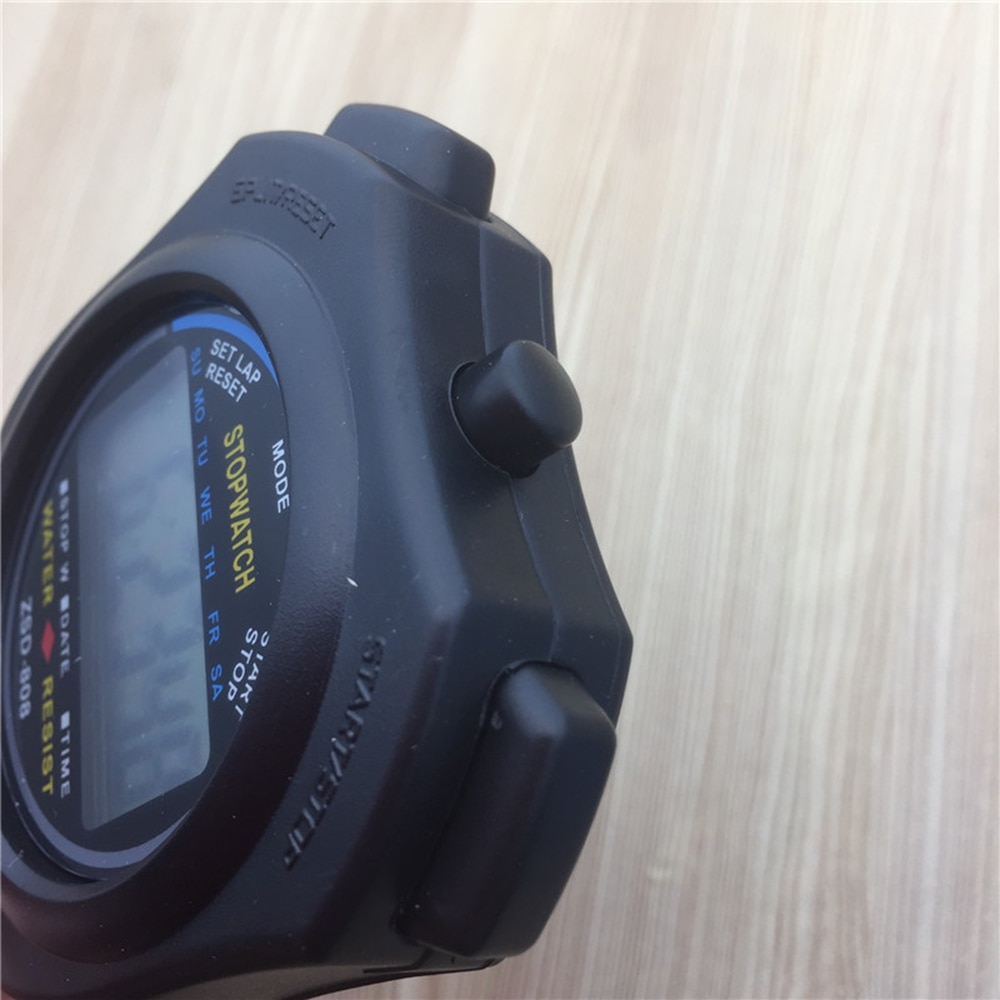 Waterproof Digital LCD Sports Stopwatch Chronograp... – Grandado