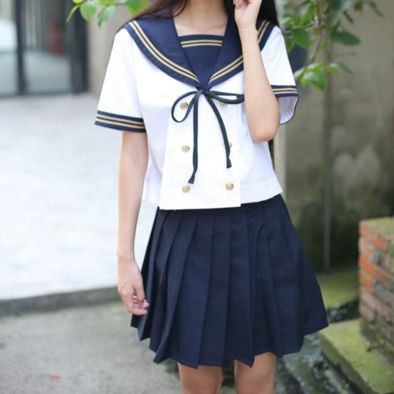 Japanese Sailor Suit Female Student Dress Uniform ... – Grandado