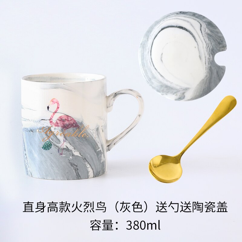 Nordic marble pottery cup European style Phnom Pen... – Grandado