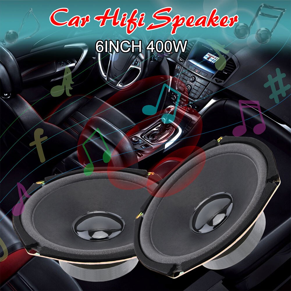 2pcs 6 Inch 400W 2 Way Universal Car Coaxial Auto ... – Grandado