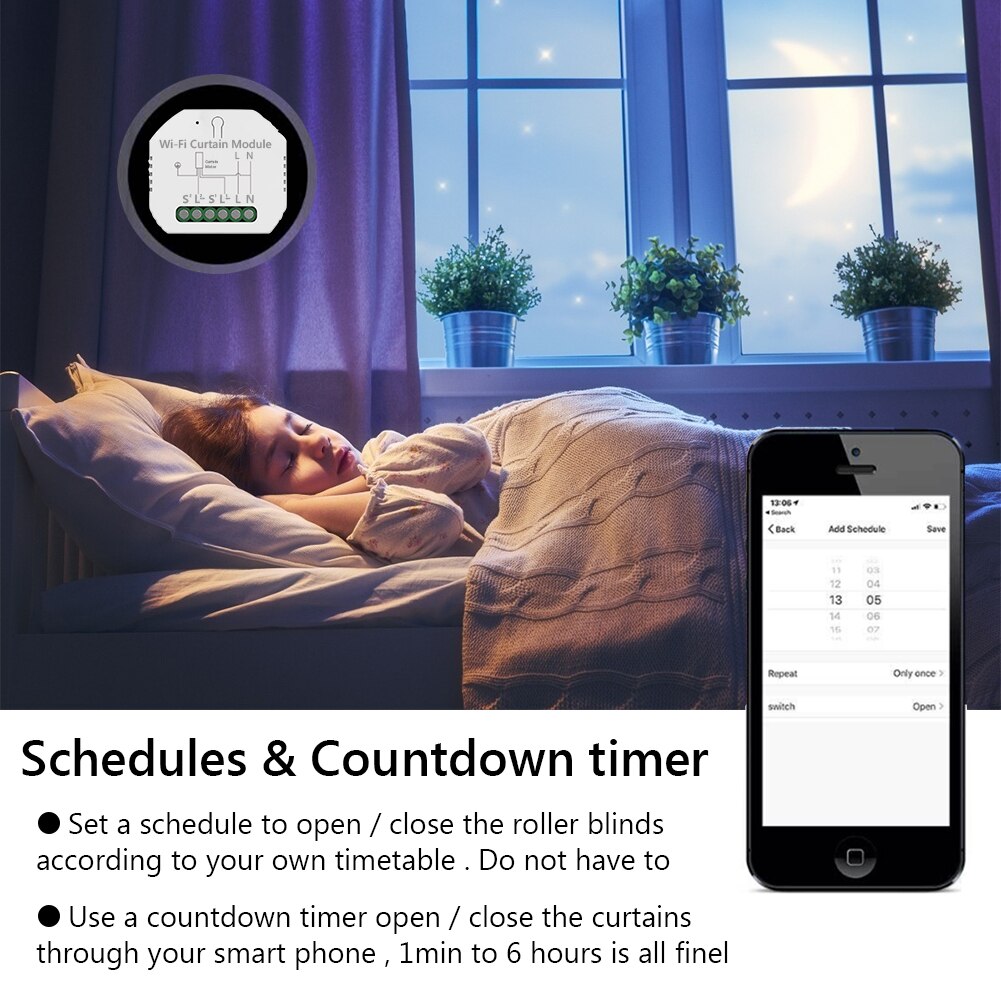 1Pc Smart Life Motor Relay WiFi Curtain Module Swi... – Grandado