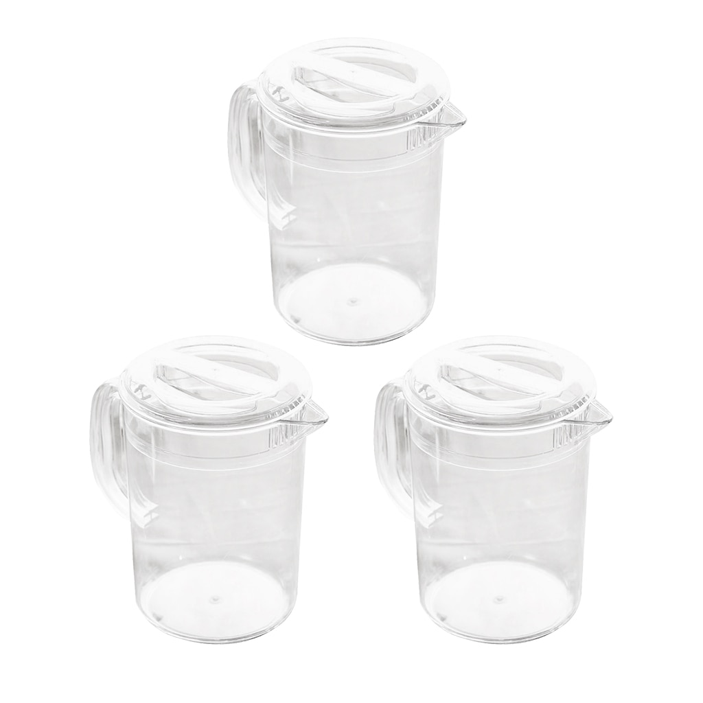 3 Packs Clear Pitcher With Lid For Water Lemonade ... – Vicedeal
