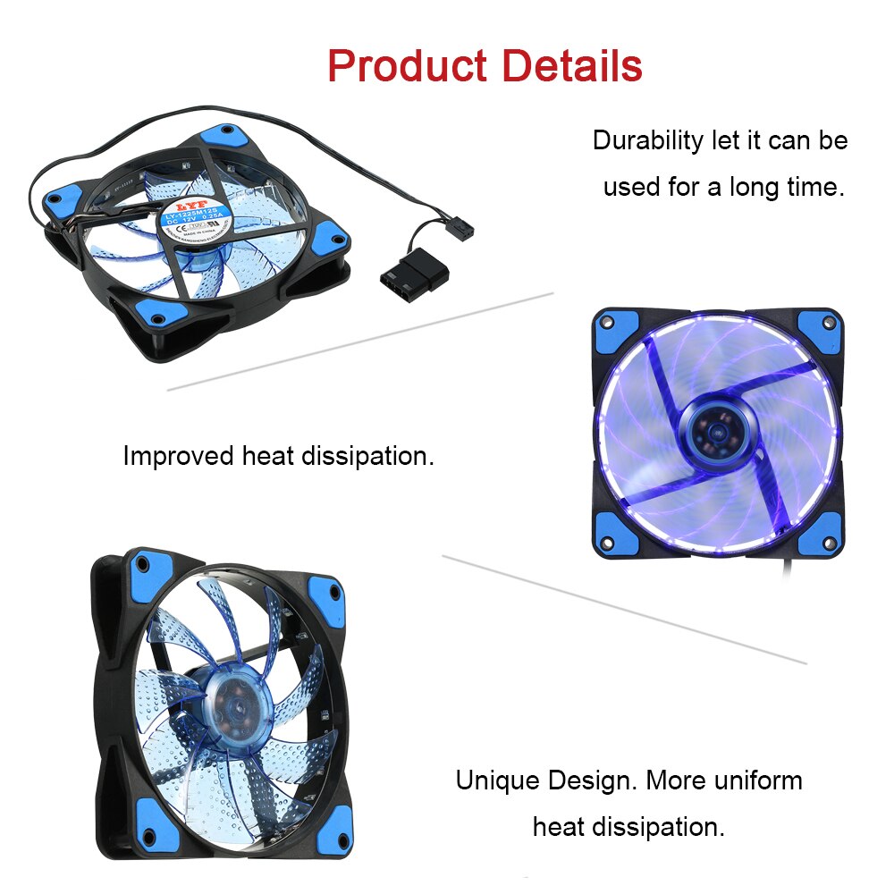 CPU Fan PC CPU Cooler for CPU Fast Heat Dissipatio... – Grandado