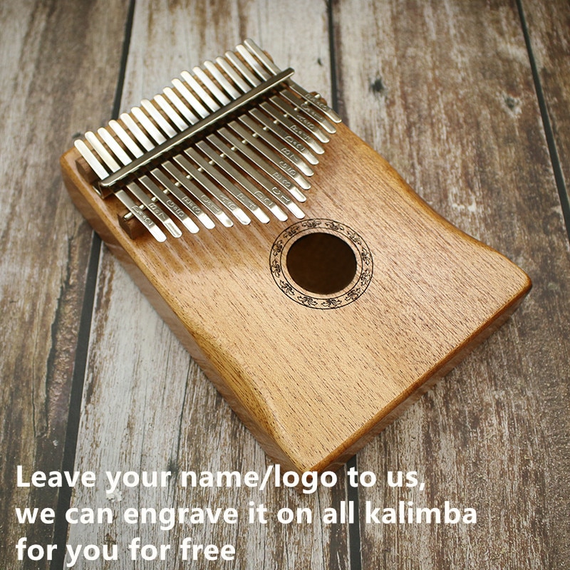 17 Key Kalimba African solid Mahogany Thumb Finger... – Grandado