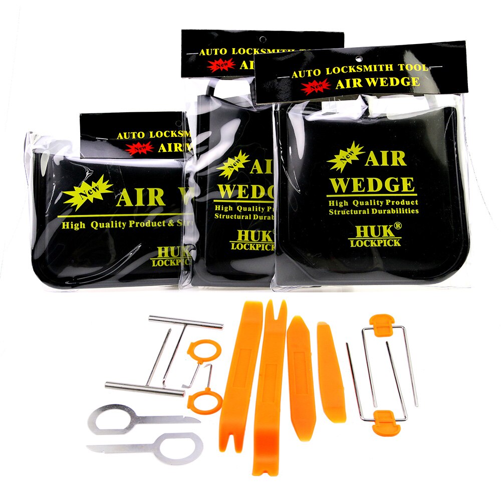 HUK 3pcs Car Air Bag Pump Wedge Locksmith Open Car... – Grandado