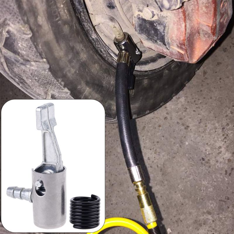 Tire inflator Lock on air Chuck,Mini air Compresso... – Grandado