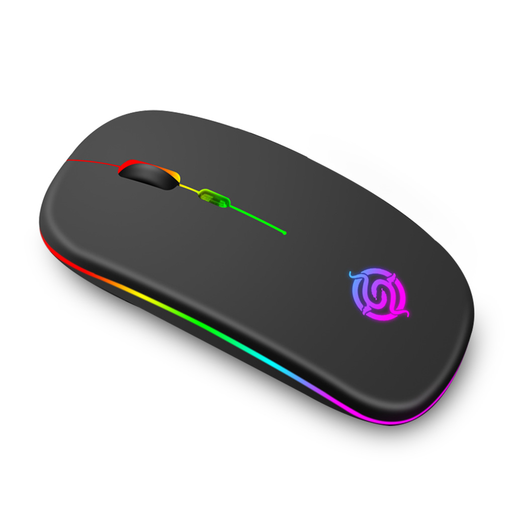 BM110 Draadloze Muis Bluetooth 2.4G Rgb Oplaadbare... – Vicedeal