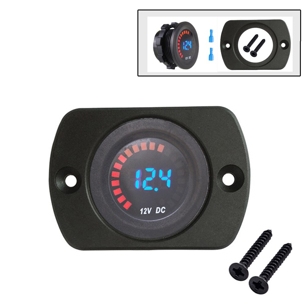 12V Auto Voltage Monitor Voltmeter Waterdichte Led... – Grandado