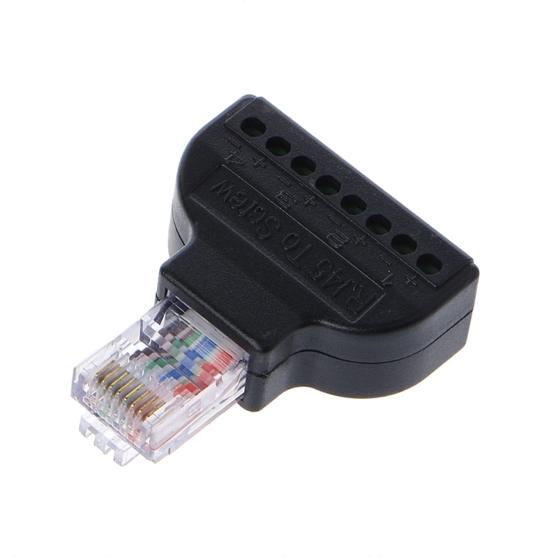 Ootdty rj45 ethernet han to 8 pin av terminal sk... – Vicedeal