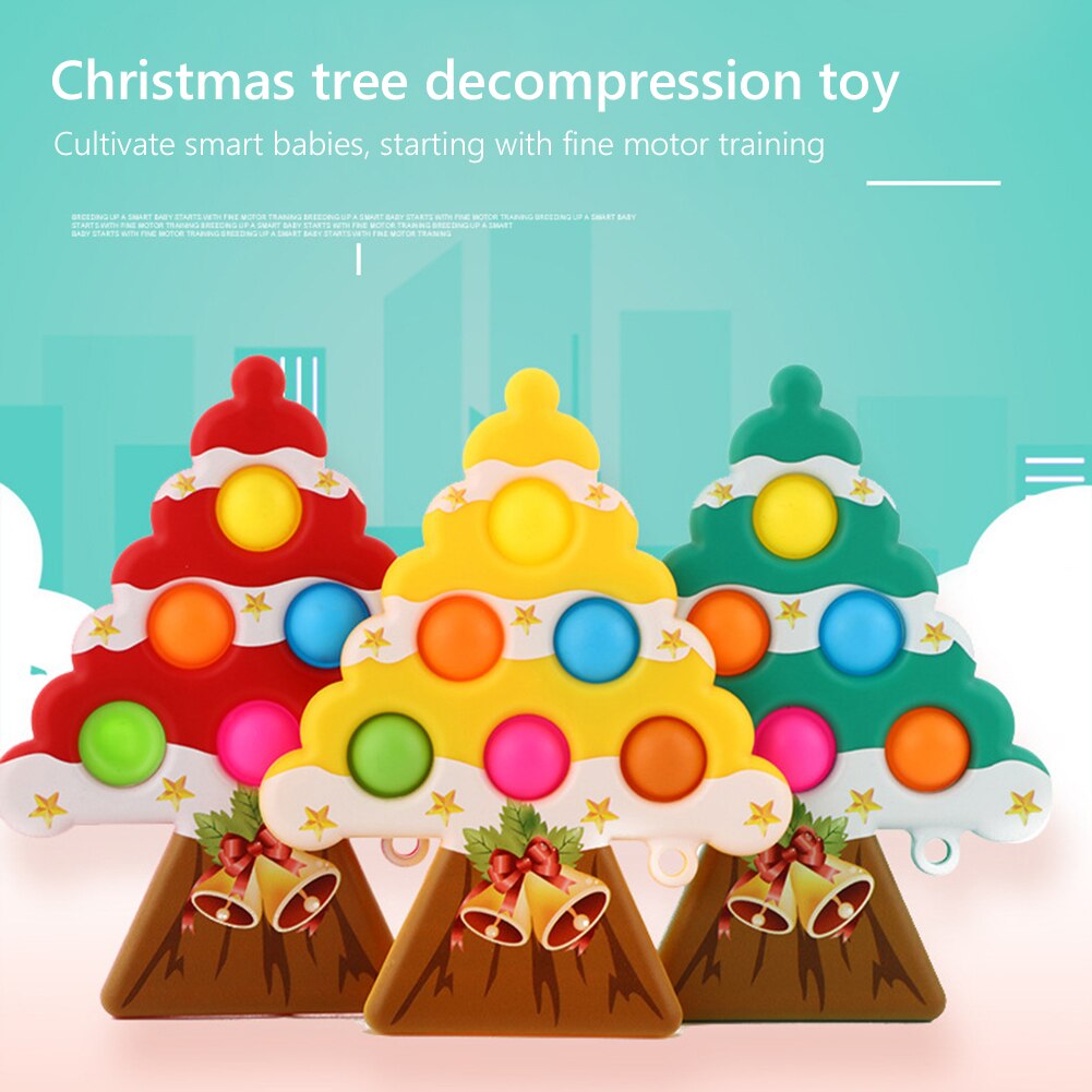 Silicone Christmas Tree Push Bubble Fidget Toys An... – Grandado