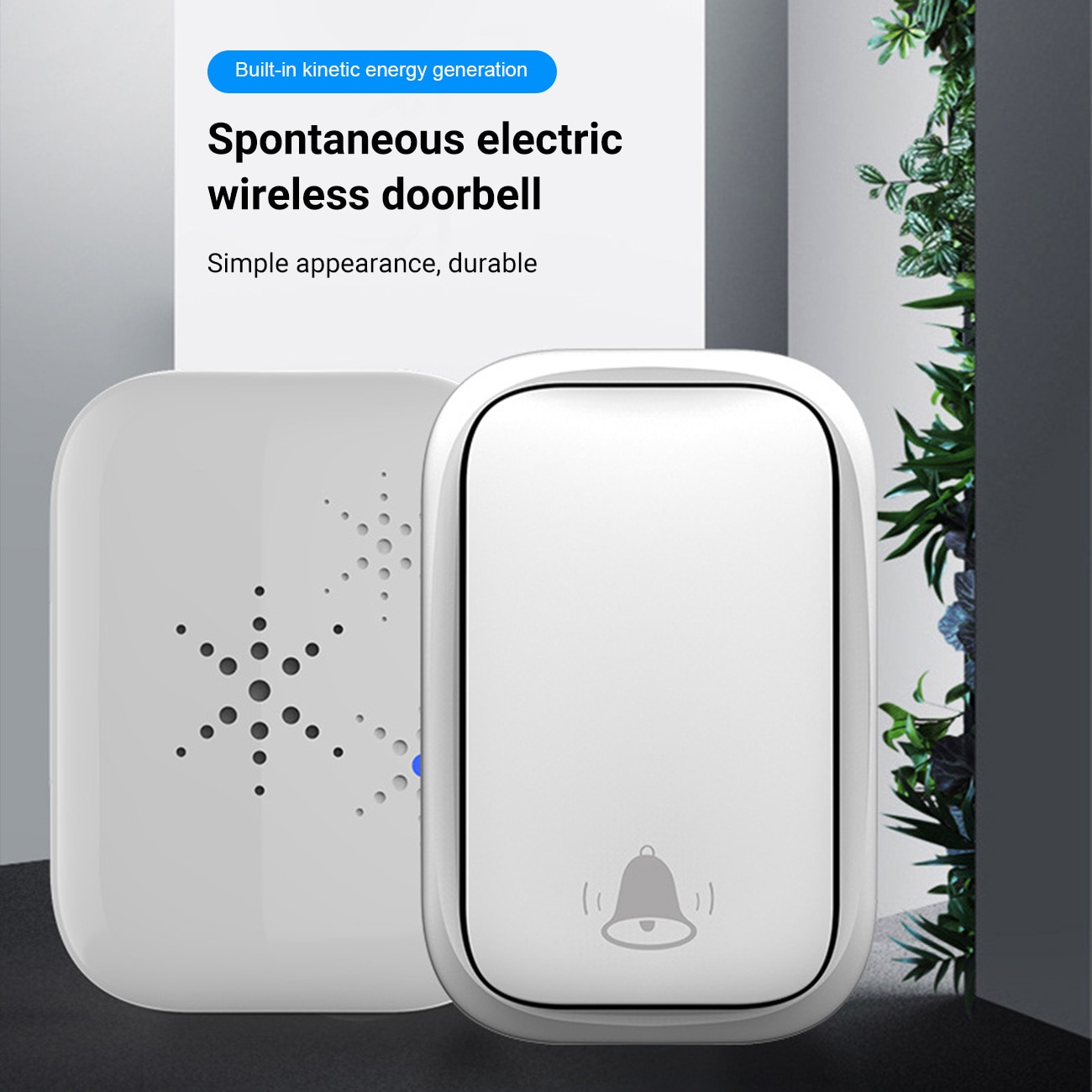 Waterproof Wireless Doorbell No Battery Required S... – Vicedeal
