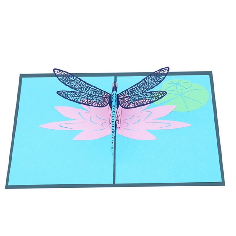 3D Pop Up Greeting Card Dragonfly Handmade Birthda... – Grandado