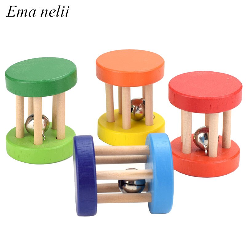 Five-column Rattle Wooden Toys 0-3 Years Baby Lear... – Vicedeal