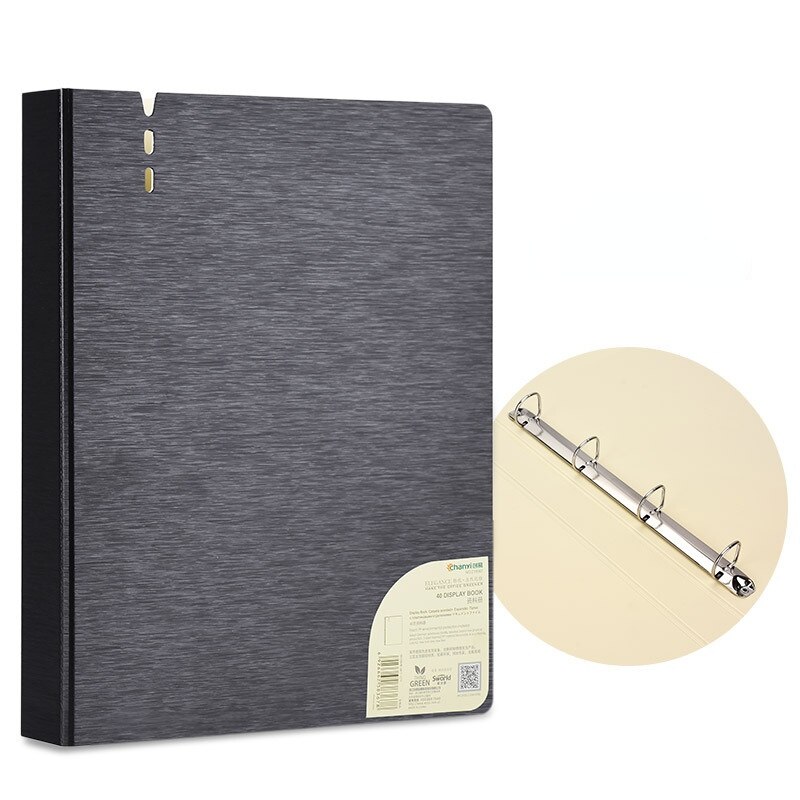A4 4 Ring D-type Folder Binder Photo Album Refilla... – Vicedeal