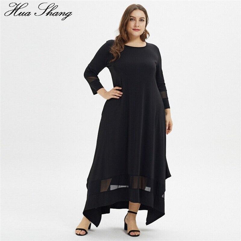 Losse Oversized Plus Size Moslim Jurk Vrouwen Zome... – Vicedeal