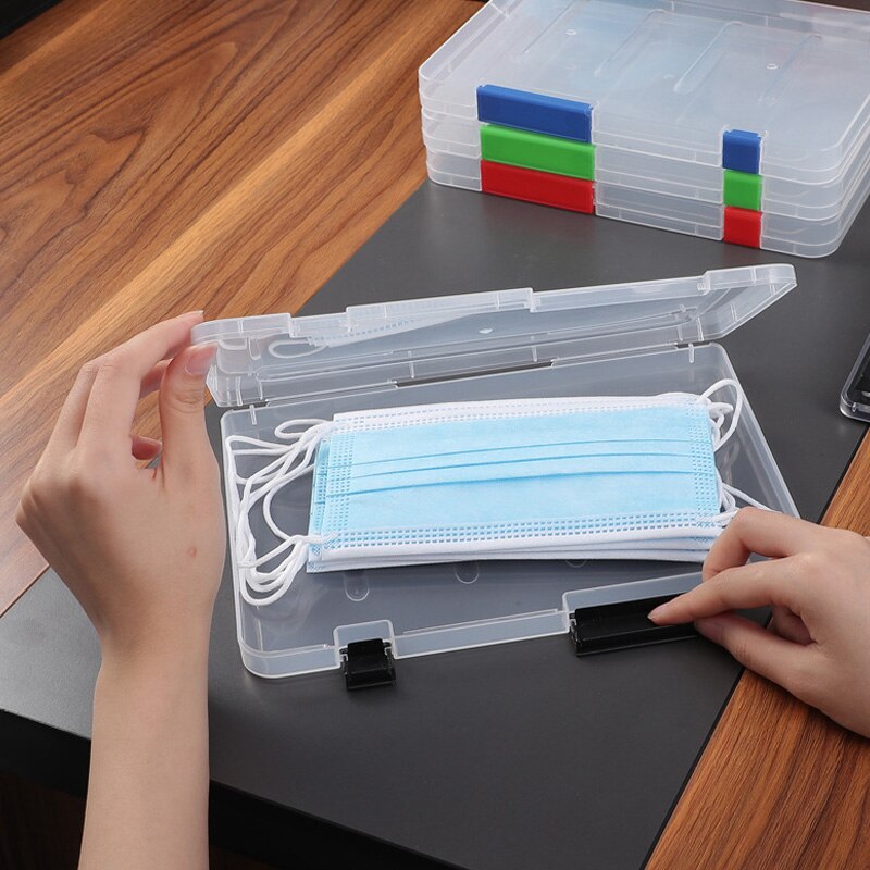 1Pc Transparent Document Storage Box Thicken A4 So... – Grandado