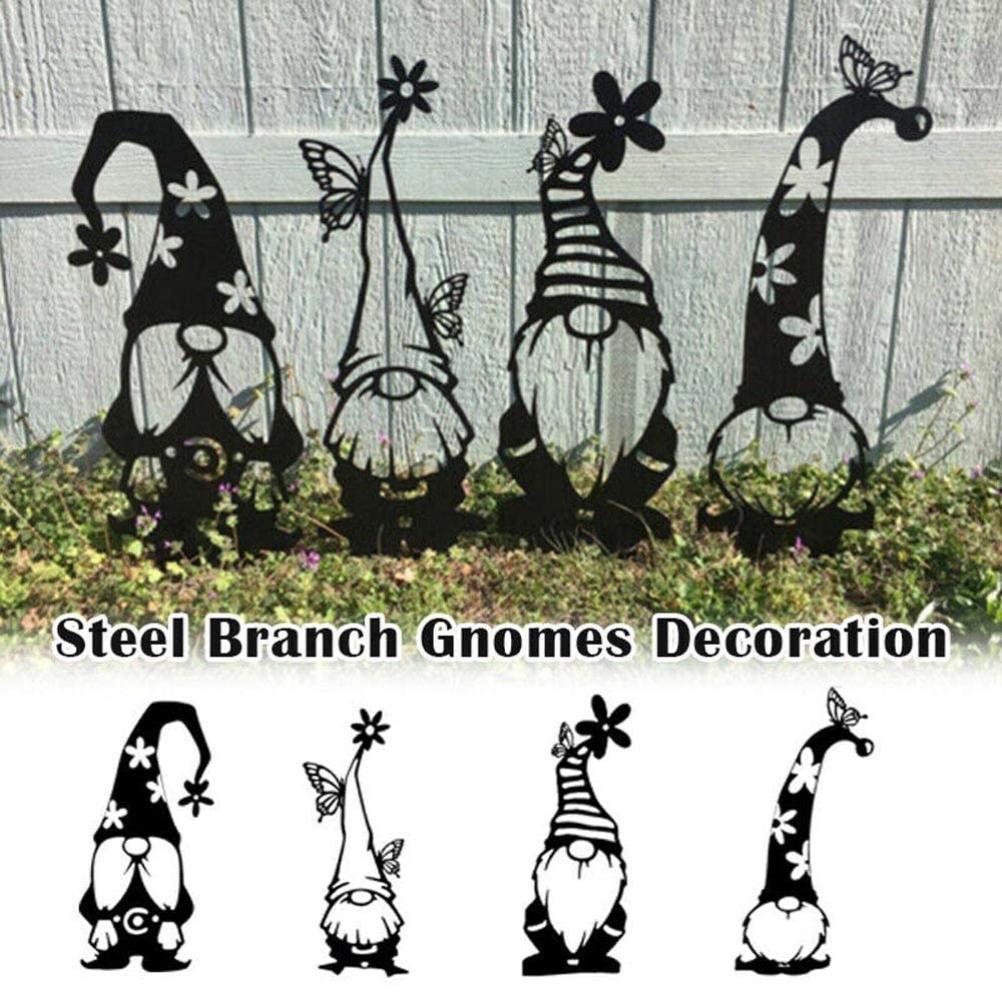 Cute Standing Goblin Garden Metal Statues Outdoor ... – Grandado