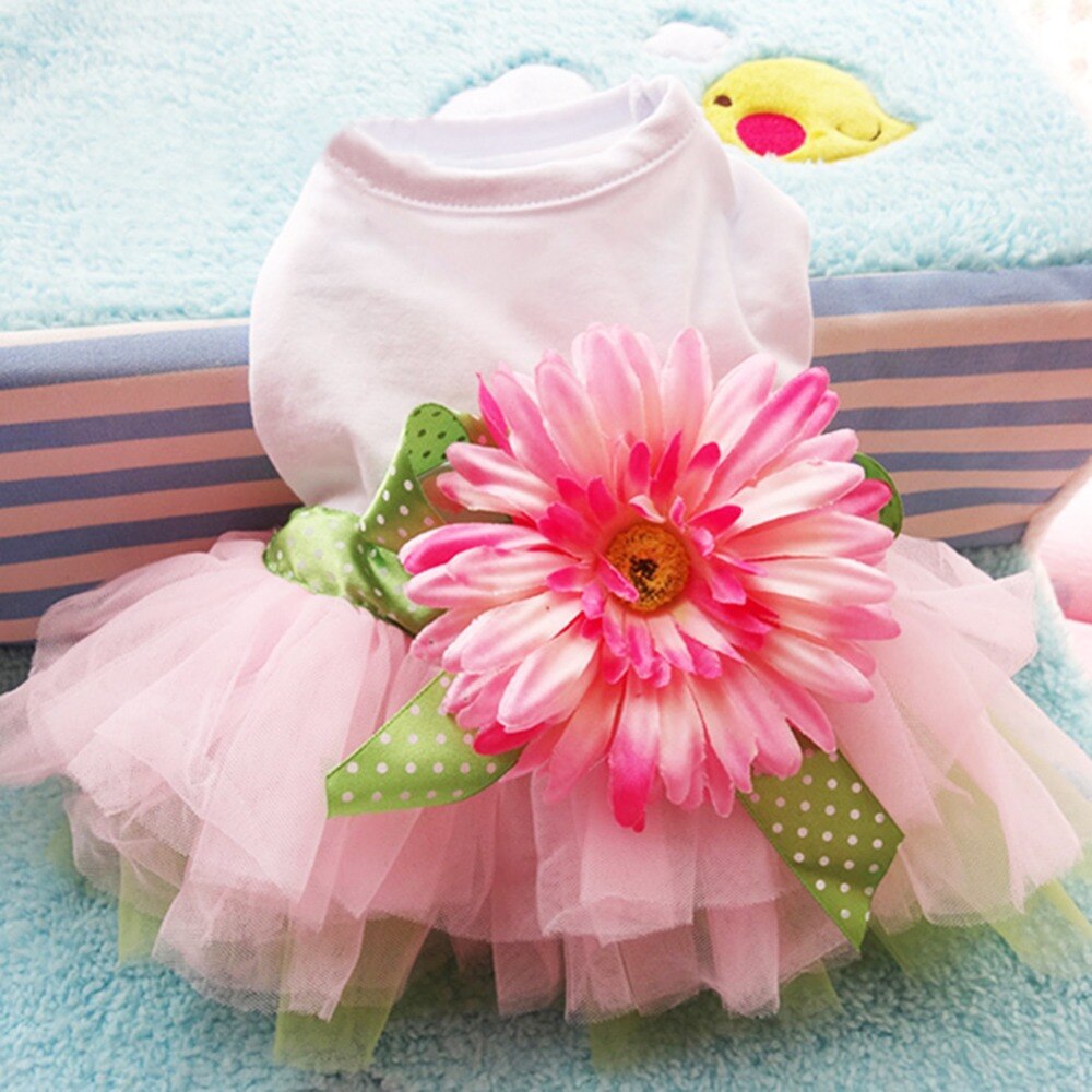 Summer Dog Clothes for Dog Dress Tutu Pet Puppy Cl... – Grandado