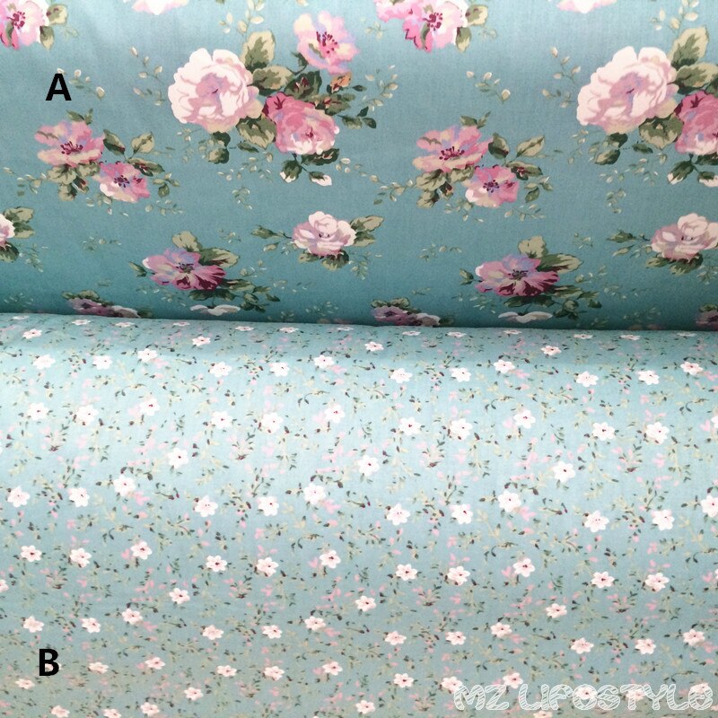 Buulqo 100% cotton twill sewing cloth flower fabri... – Grandado