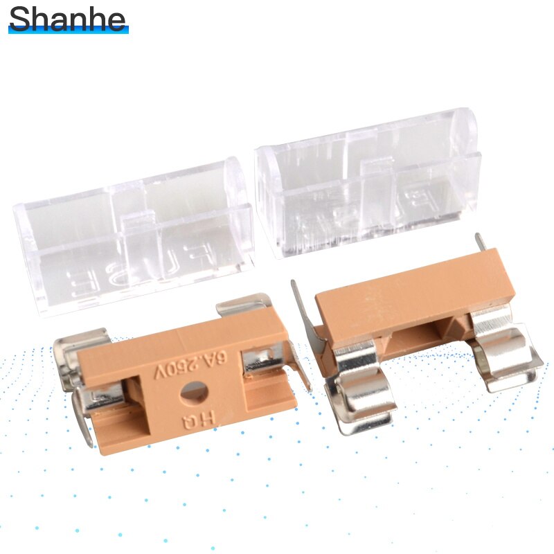 Panel Mount PCB Fuse Holder Case w Cover 5x20mm – Grandado