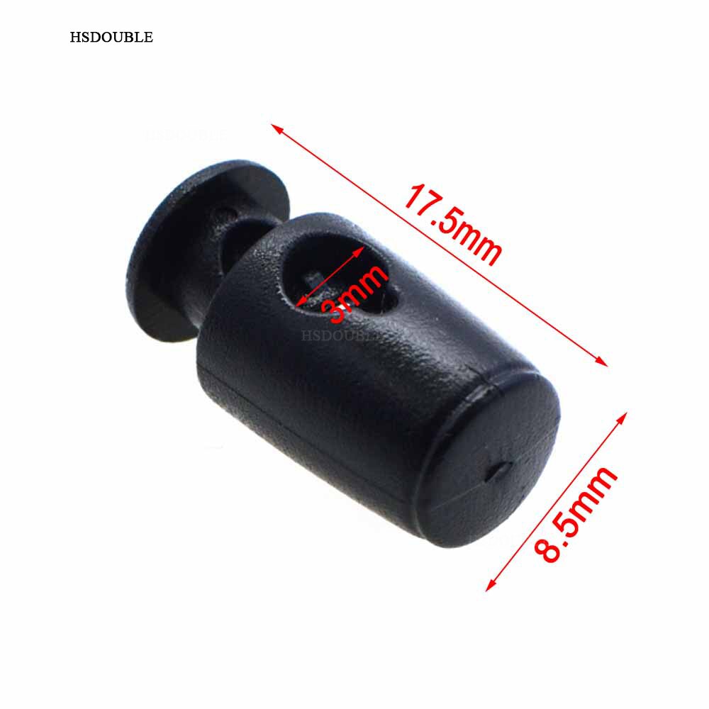 200pcs/pack Plastic Cord Lock Stopper Cylinder Bar... – Grandado