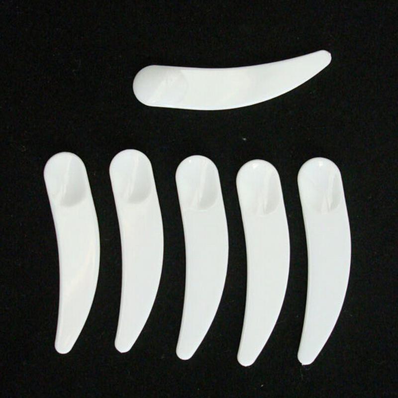10 Pcs Plastic Mask Spoon White Mini Makeup Scoop ... – Grandado