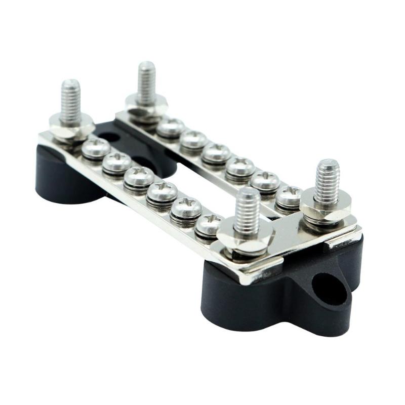 VODOOL Universal 100A 16 Way Bus Bar 12xM4 4x6M St... – Vicedeal