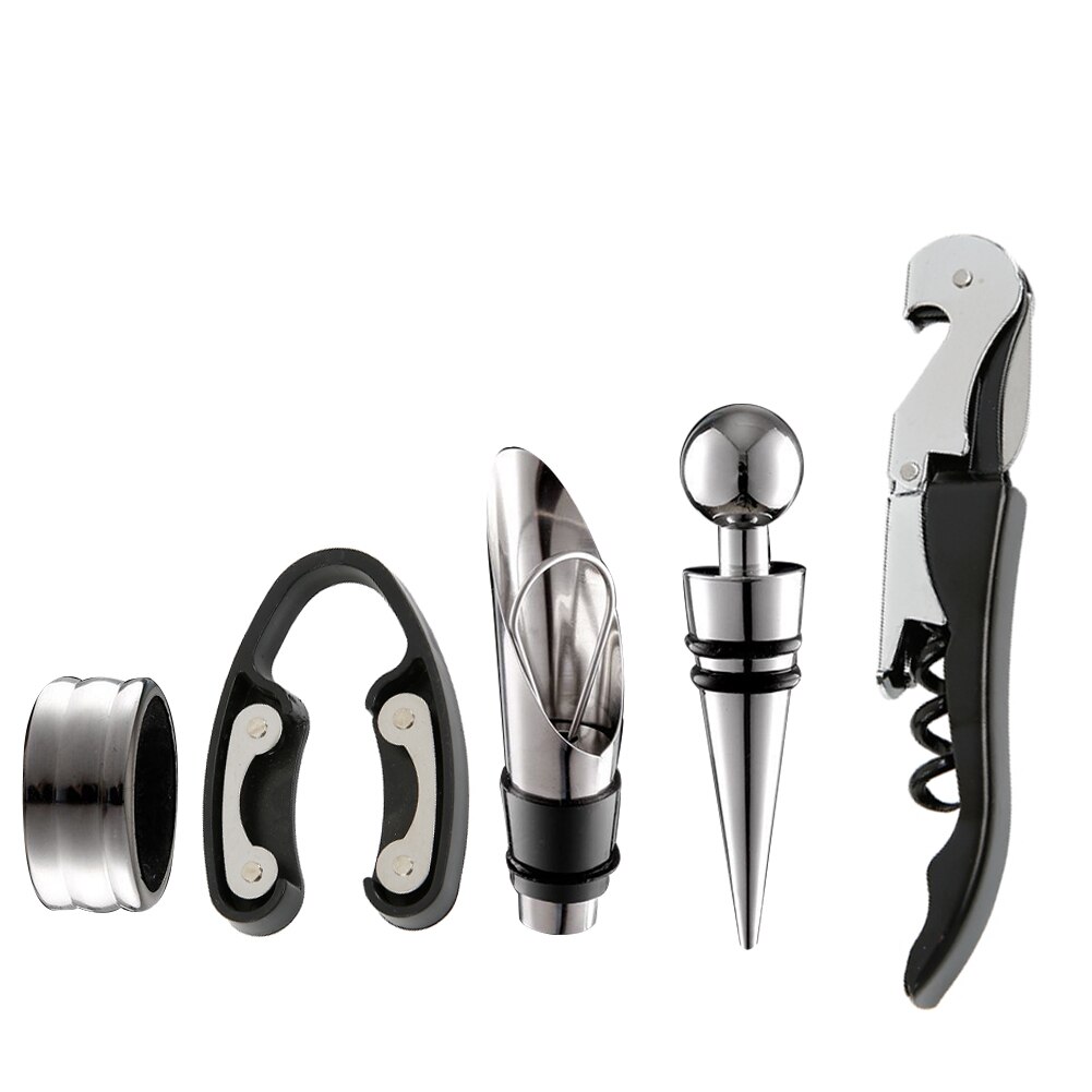 Wijn Opener Kit Set Inclusief 5 Pcs Tool Rvs Wijn ... – Vicedeal