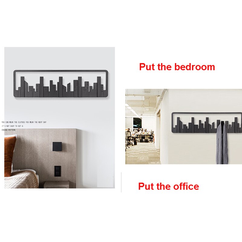 Multi-group Hooks Home Skyline Decorative Multi Wa... – Grandado