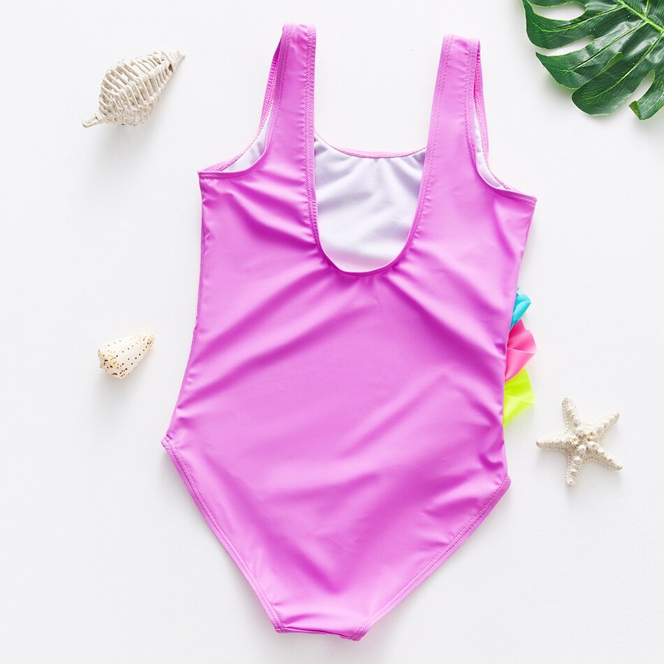 Girls Swimsuits One Piece Purple Unicorn Swimsuit ... – Grandado