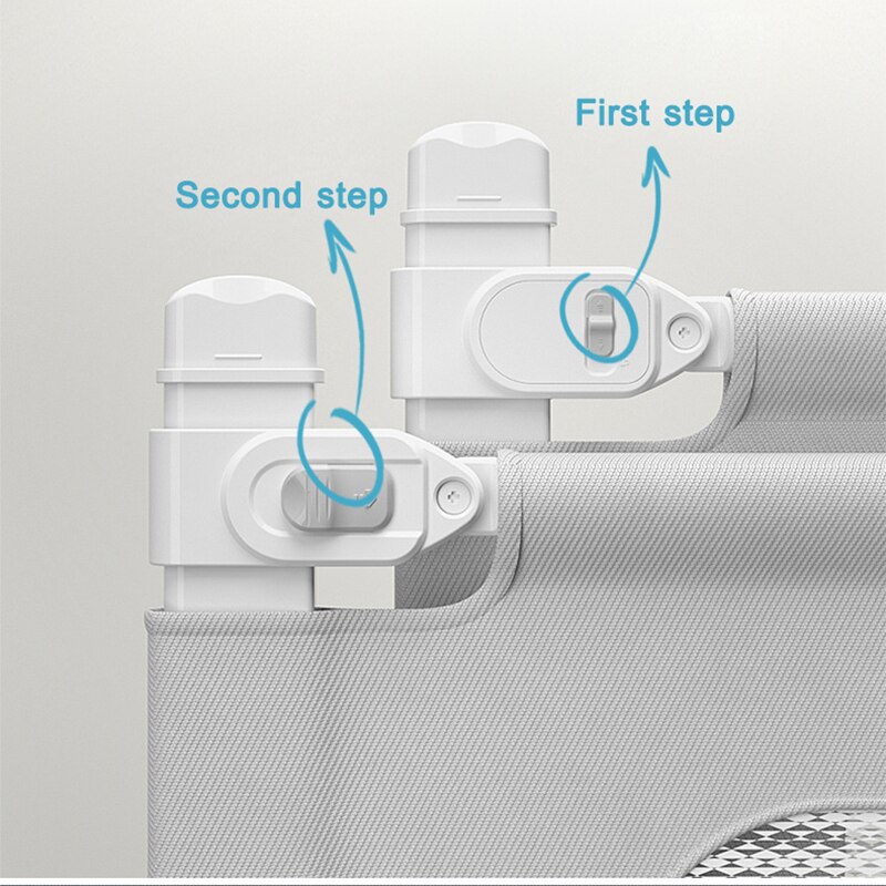 Bed Rail Baby Bed Fence Baby Barrier For Beds Crib... – Grandado