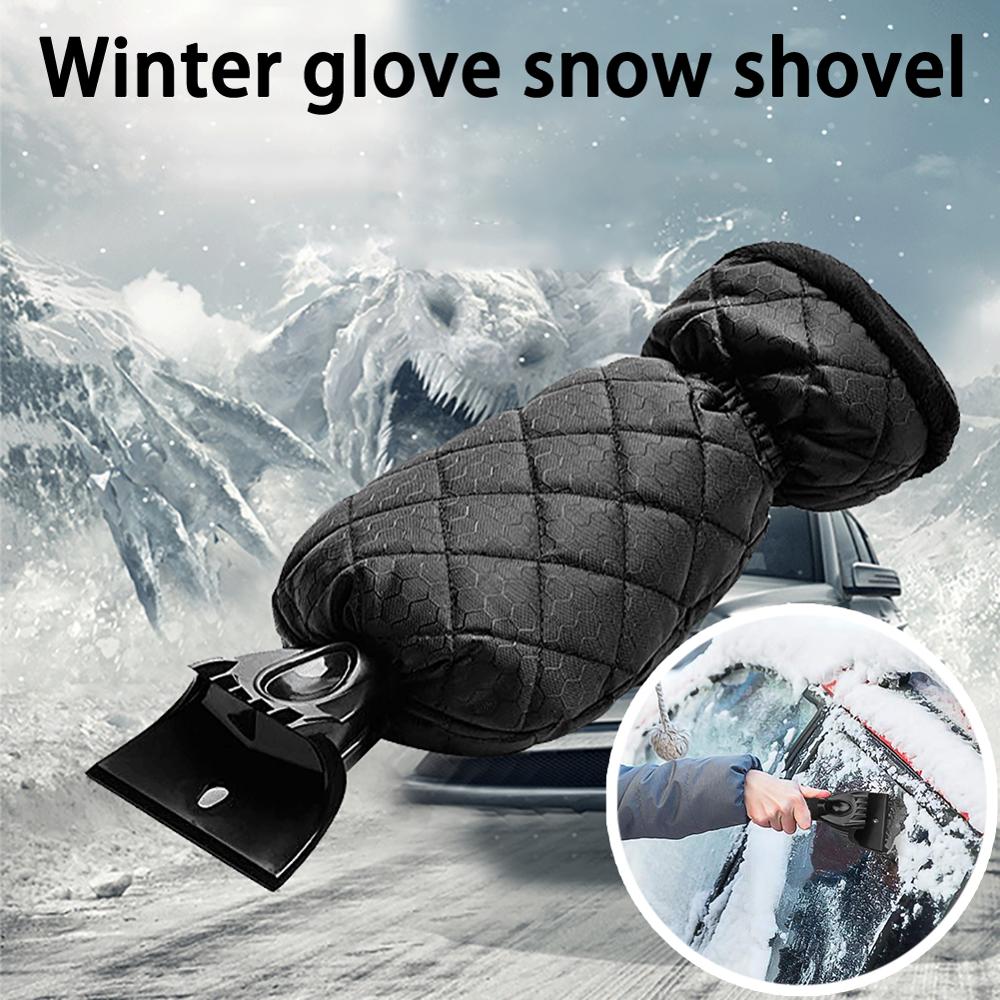 Car Windshield Ice Scraper Snow Shovel Brush with ... – Grandado