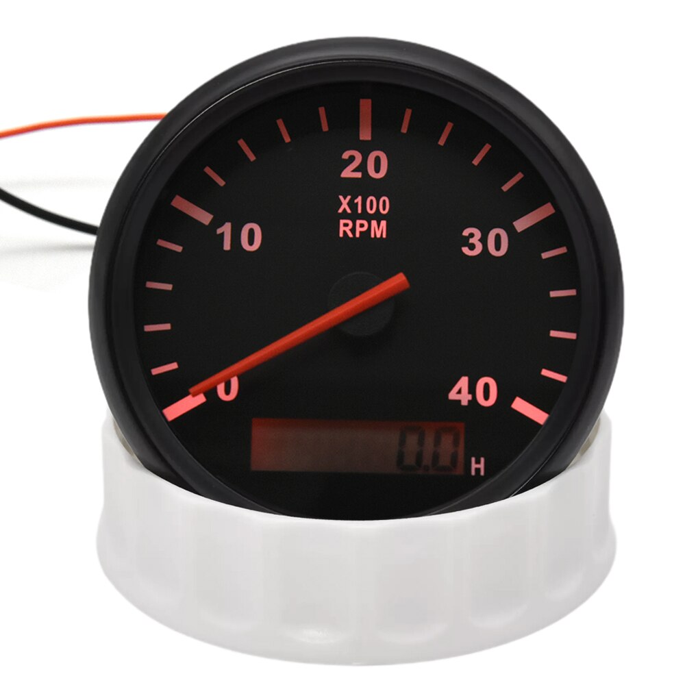 4Krpm Tacho Gauge Met Urenteller 85Mm Tach Gauge S... – Vicedeal
