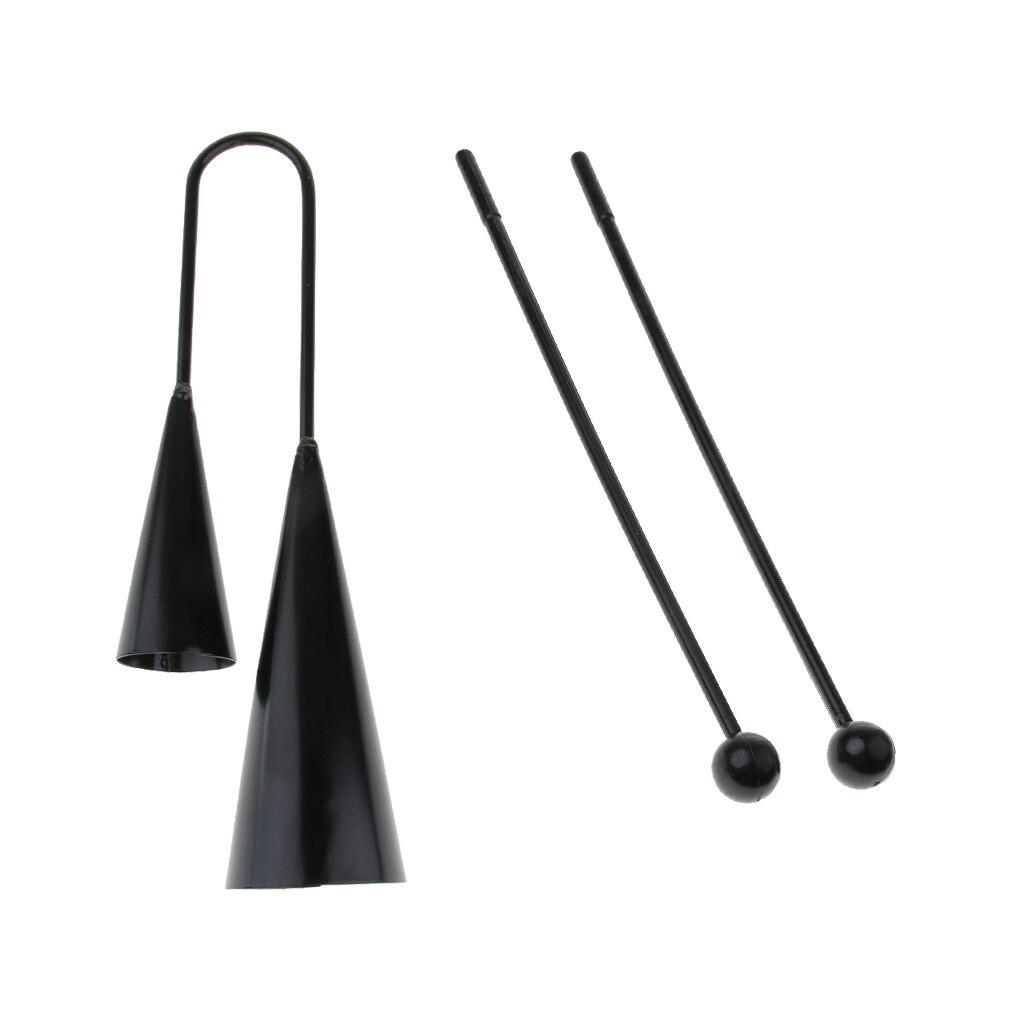 Crow Sounder Double Cowbell with Mallets for Kid C... – Grandado