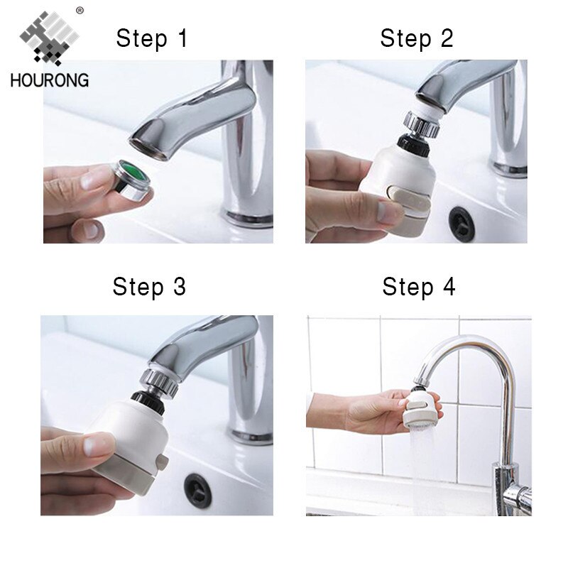1Pc Universal Rotatable Faucet Booster Shower Hous... – Vicedeal