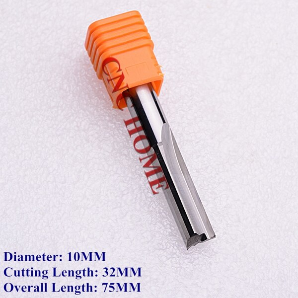 1 pc 10mm Schacht Carbide Frees Twee Fluiten Recht... – Vicedeal