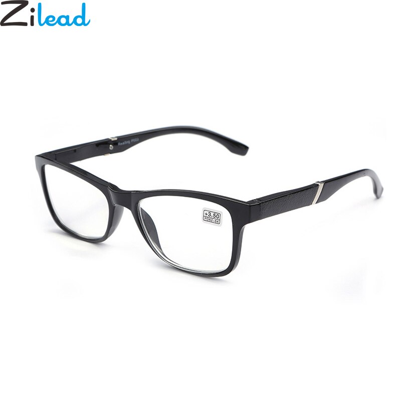 Zilead Square Reading Glasses Transparent Resin Le... – Grandado