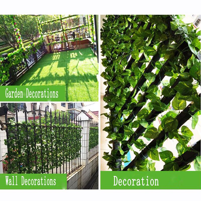 12pcs Artificial Trailing Ivy Garland Variegated V... – Vicedeal