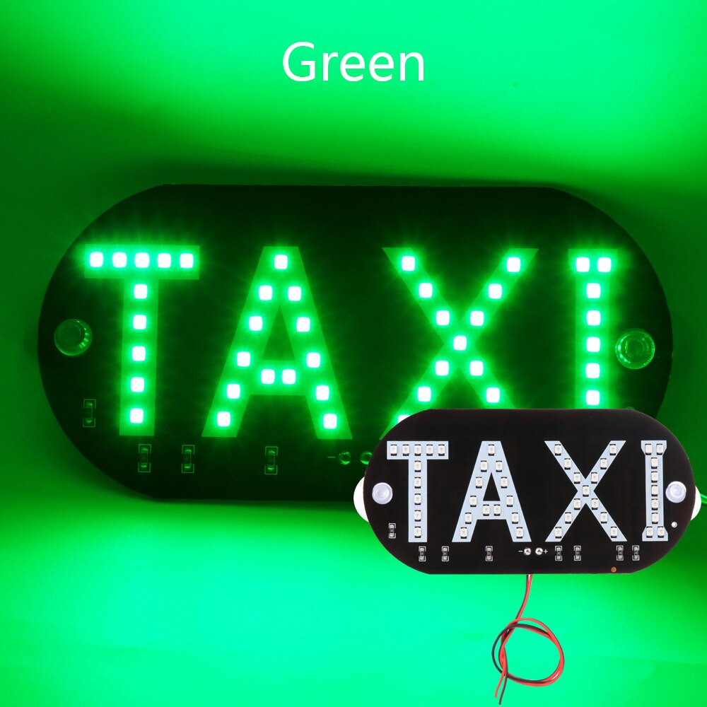12V Taxi Led Autovoorruit Cab indicator Lamp Teken... – Grandado