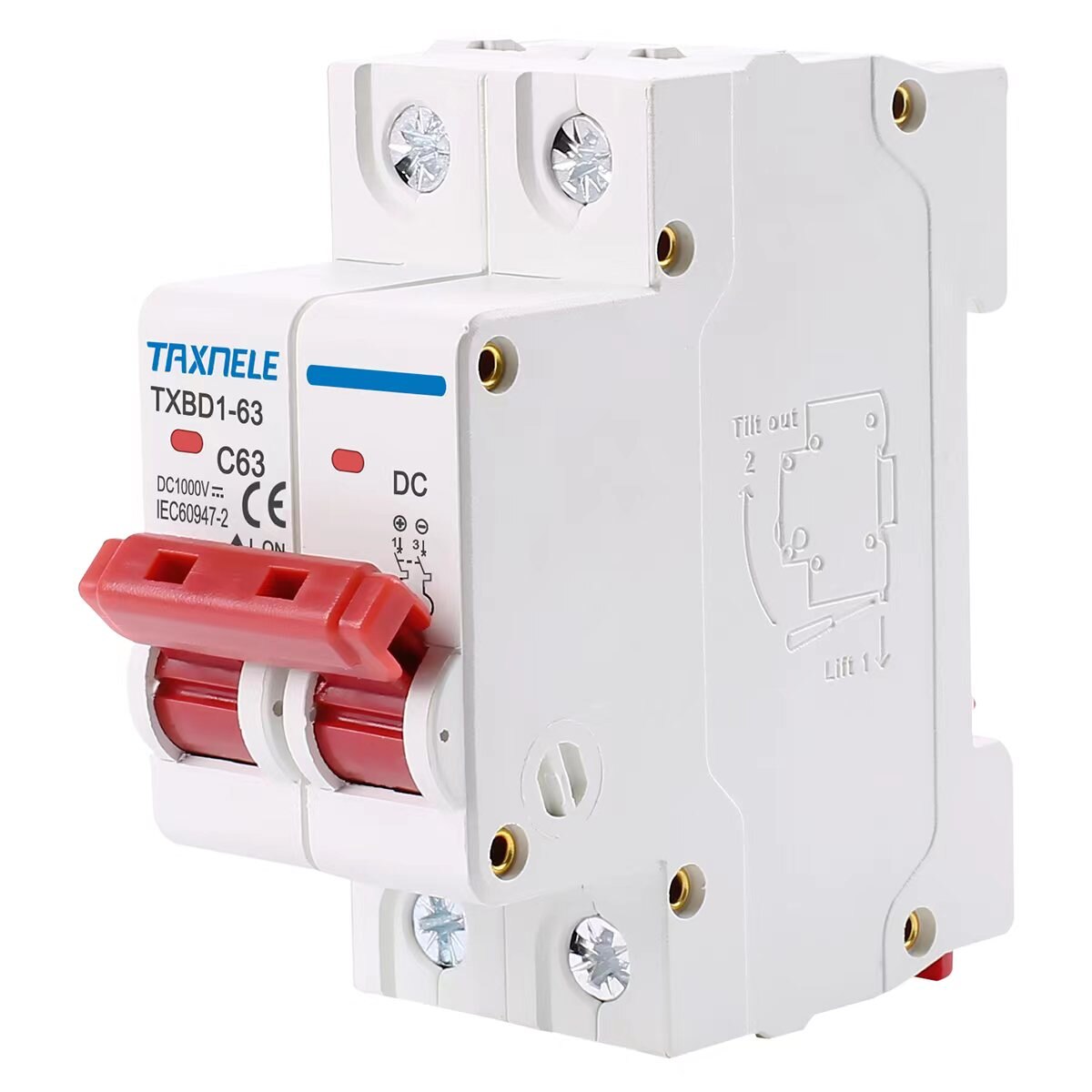 2P DC 1000V Solar Mini Circuit Breaker Battery Swi... – Grandado