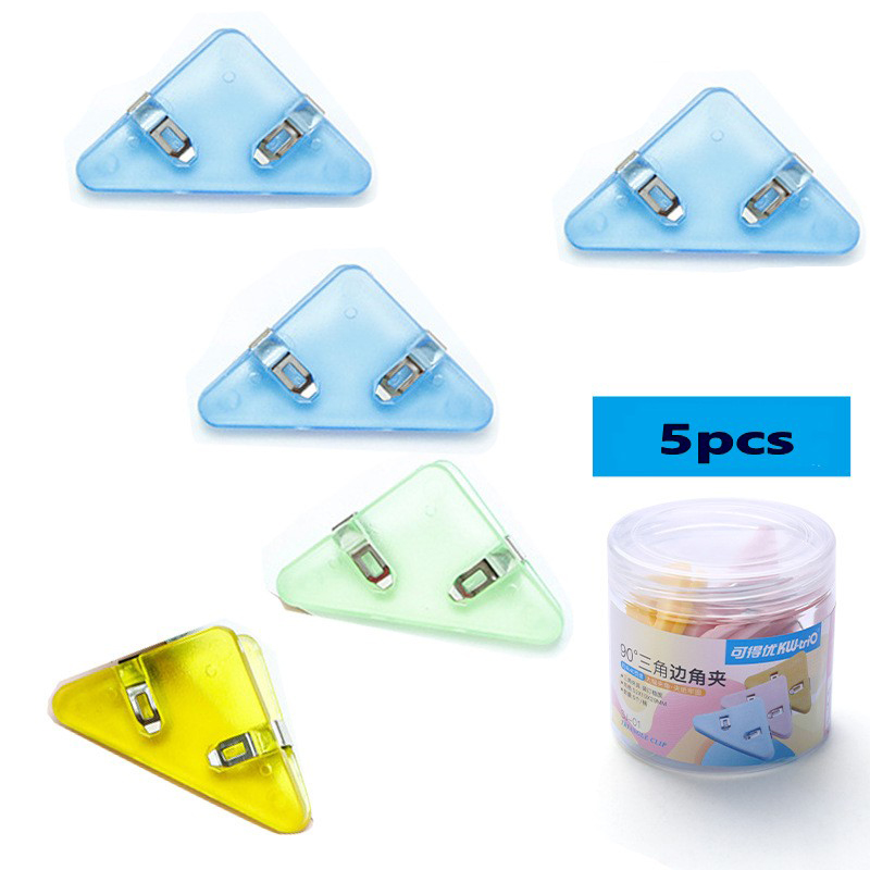 5pcs/set Book Paper Corner Clips Office Bookmarks ... – Grandado