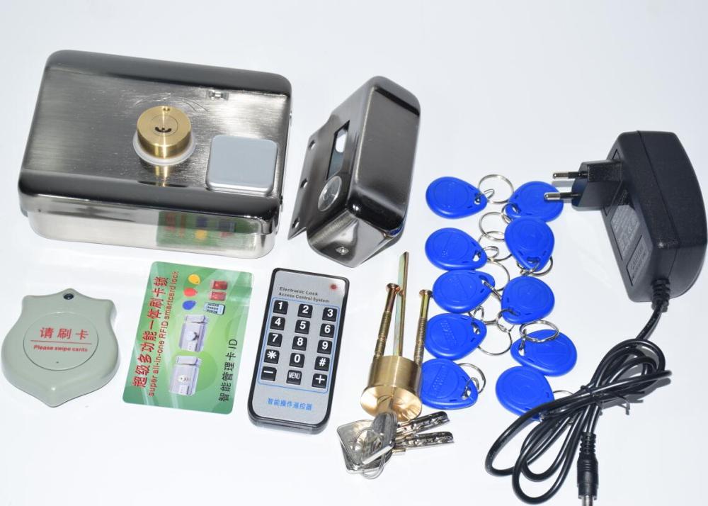 12VDC Gate door Electric Lock RFID integrated mute... – Grandado