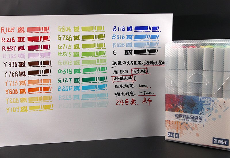 STA 6801 Premier Dual Tip Twin Art Markers Fine Sk... – Vicedeal