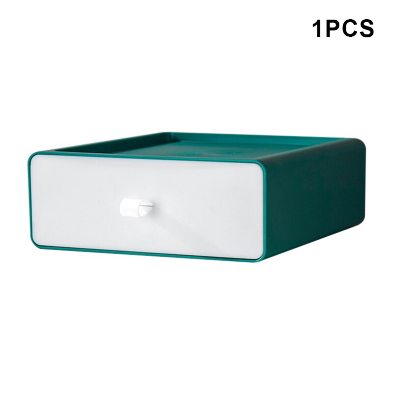 1 PCS Drawer Type Storage Box Office Desk Top Stac... – Vicedeal