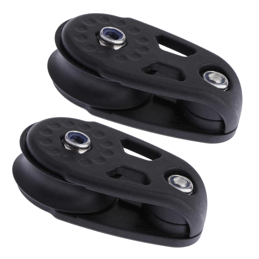 2 Packs Kayak Boat Pulley Block Marine Sheave Lifting Wheel Accessories ...