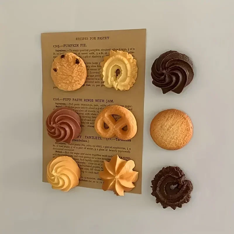 Fun Cute Biscuit Refrigerator Magnet 6pcs Decorati... – Grandado